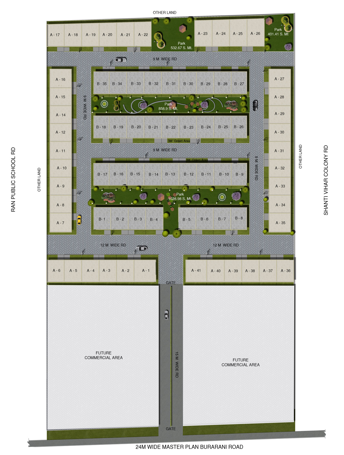 Aerial Render / Bird Eye View